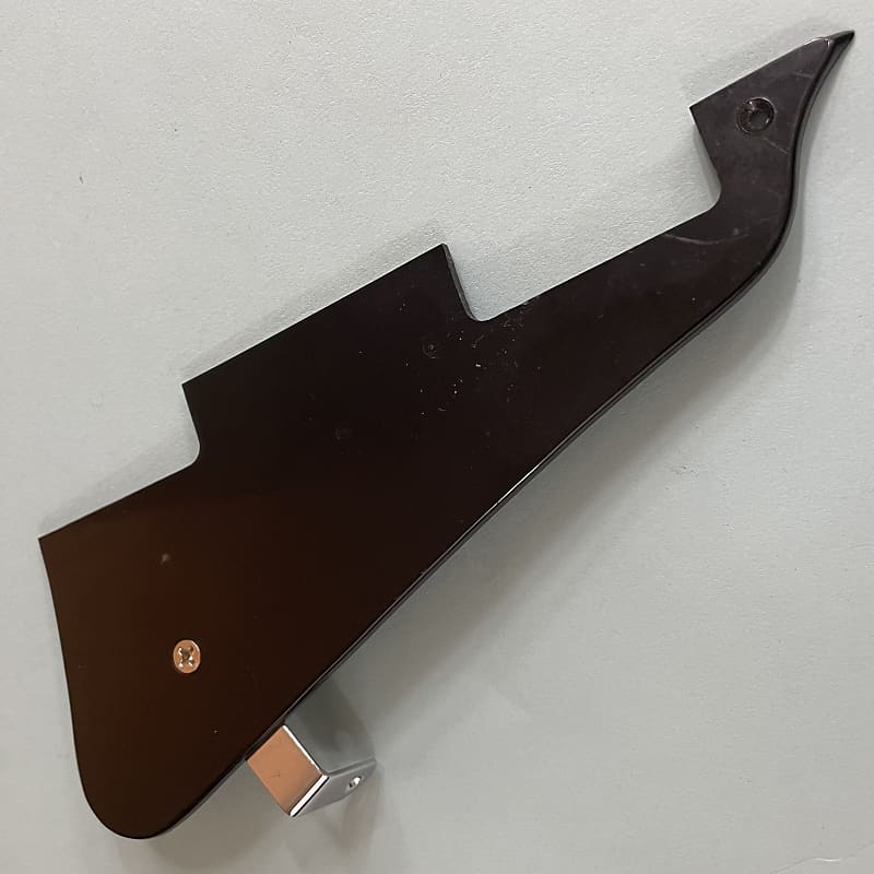Gibson Les Paul Pickguard W/ Bracket!Single-Ply Black For LP | Reverb