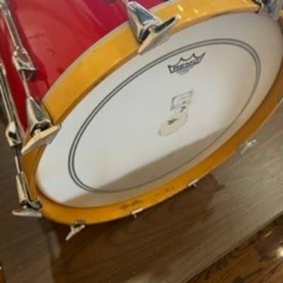 Yamaha Recording Custom Drum Set 1986 Hot Rod Red | Reverb