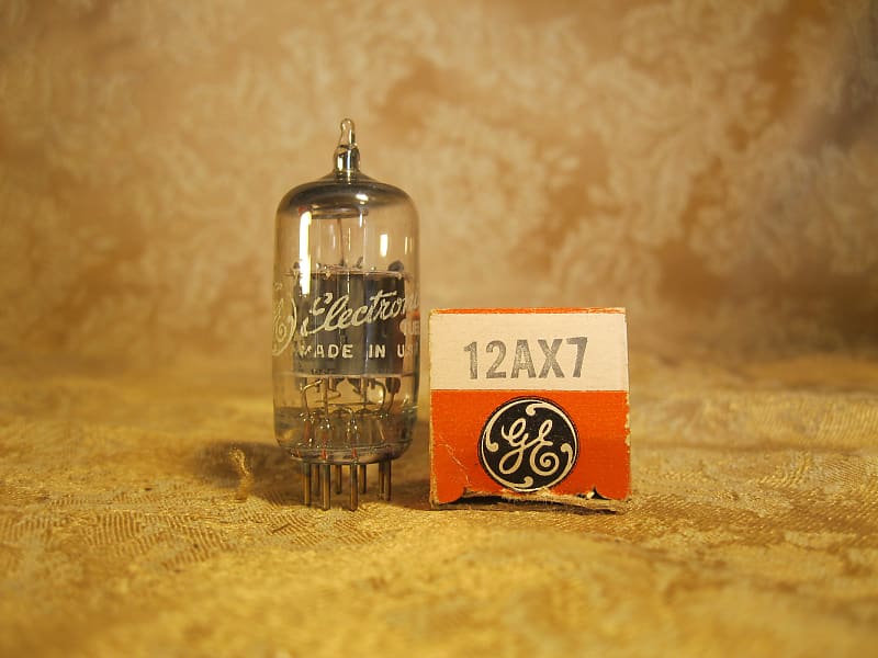 NOS NIB GE 7025 12AX7A ECC83 Vacuum Tube Short Gray Plates | Reverb