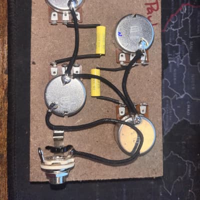 BareTone LP 50's Wiring Harness (Mallory Cap)2023 | Reverb