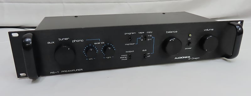 Vintage Audionics of Oregon RS-1 Stereo Preamplifier - Rack | Reverb