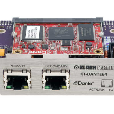Klark Teknik KT-DANTE64 Audinate Dante Network Module | Reverb