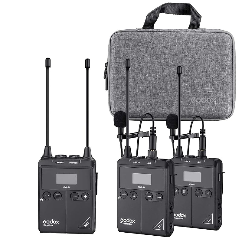Godox Pro Real-Time Monitoring Wireless Lavalier | Reverb UK
