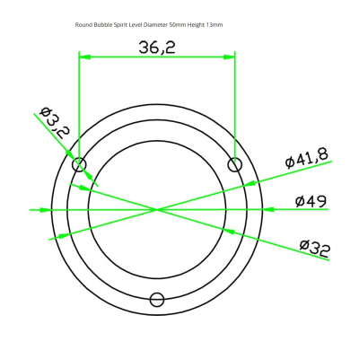 Record Player Turntable High-Precision Aluminum Bubble Level | Reverb