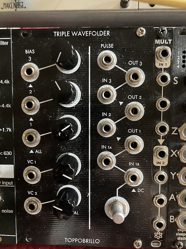 Toppobrillo Triple Wave Folder Black | Reverb