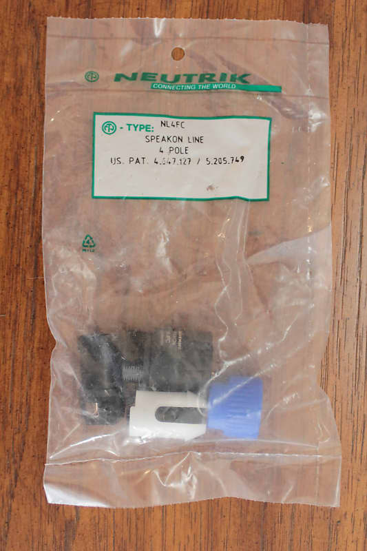 Neutrik NL4FC Connector 4 pack | Reverb