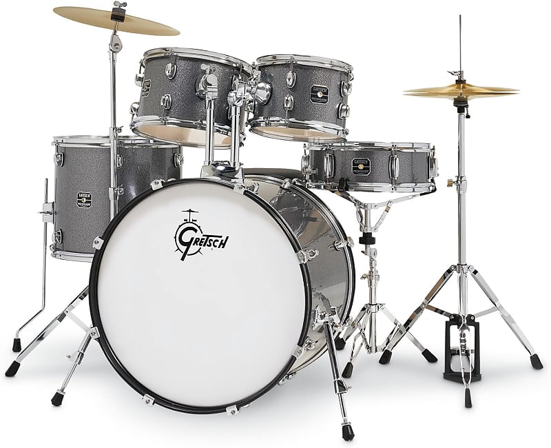 Gretsch Full Complete Drum Kit Set w/ Hardware, Cymbals & | Reverb