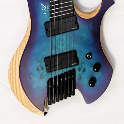 Agile 8 String Multi-Scale Fan Fret Headless Electric CHIRAL | Reverb