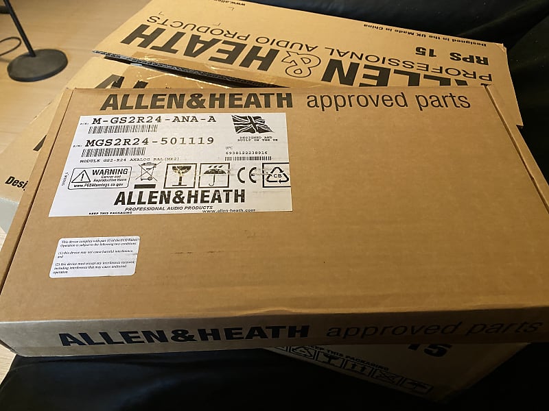 Allen & Heath GSR24M Analog Card NEW UNBOXED | Reverb UK