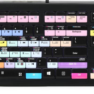 Logickeyboard ASTRA2 Backlit Keyboard for Avid Pro Tools - PC | Reverb