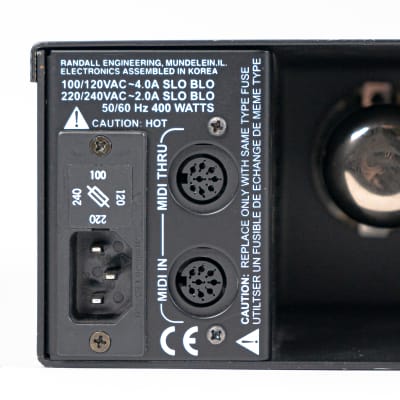 Randall RT2/50 All Tube Stereo Power Amp for Guitar w/ MIDI | Reverb