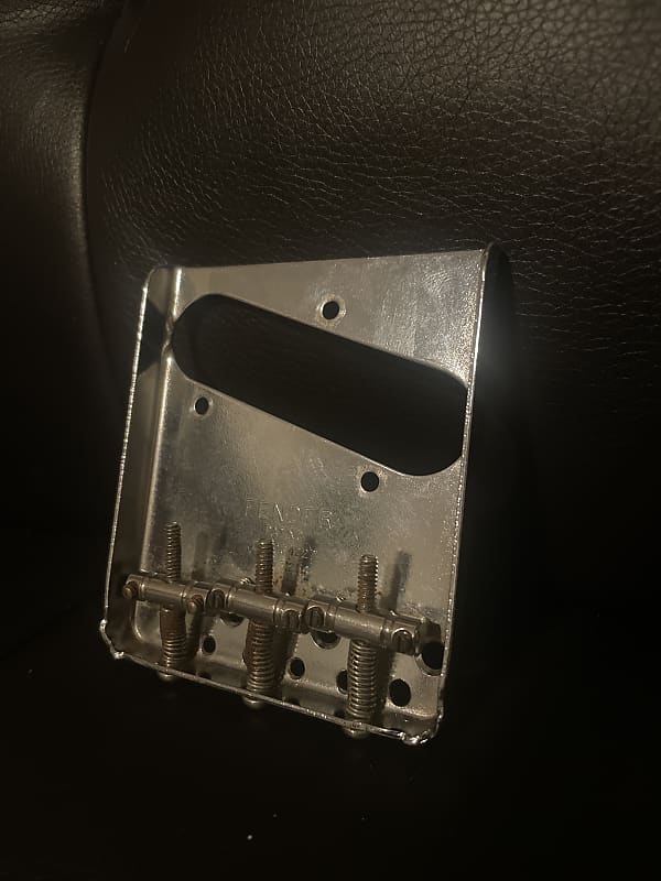 1976 Fender Telecaster Bridge and ashtray Nickel | Reverb UK