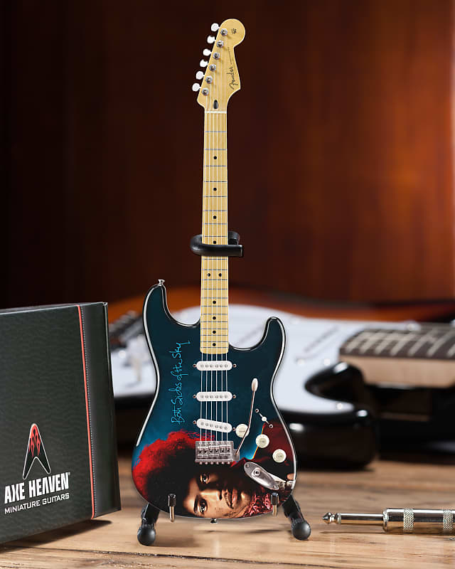 Jimi Hendrix Mini Fender™ Strat™ Tribute Guitar Model - | Reverb