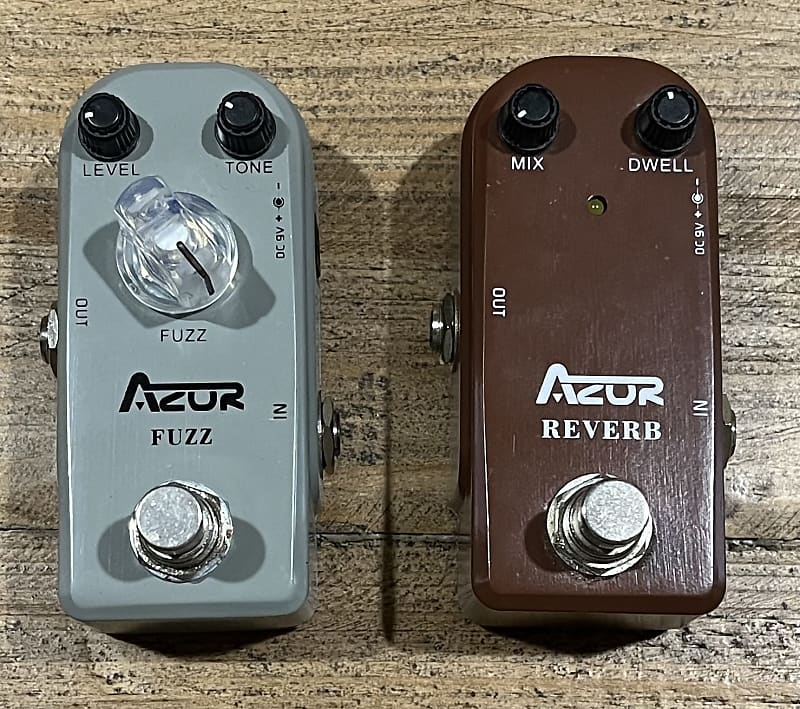Azor Guitar Pedal Lot - Fuzz & Reverb pedals - Great sounds, | Reverb