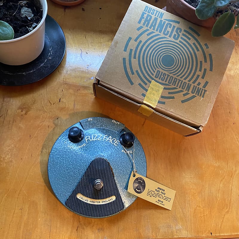 Dustin Francis Ivor Replica 1970 Fuzz Face 2020 - Green/Blue | Reverb