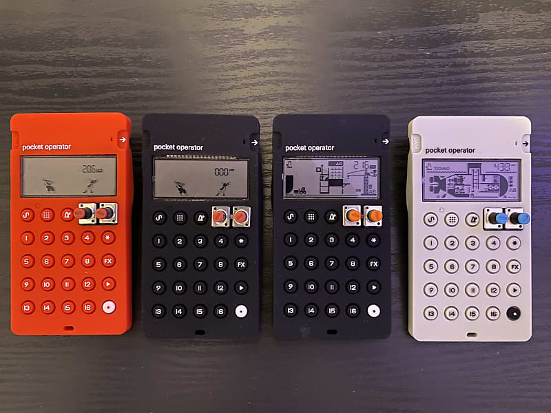 Teenage Engineering Pocket Operator Bundle w/Cases | Reverb