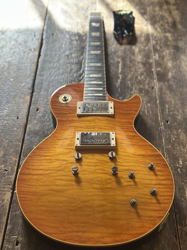 Rare Japanese Epiphone Les Paul Standard Figured | Reverb Italia