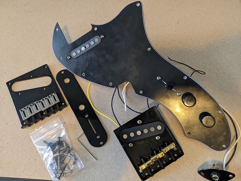 Thinline telecaster loaded pickguard,loaded Wilkinson bridge, | Reverb