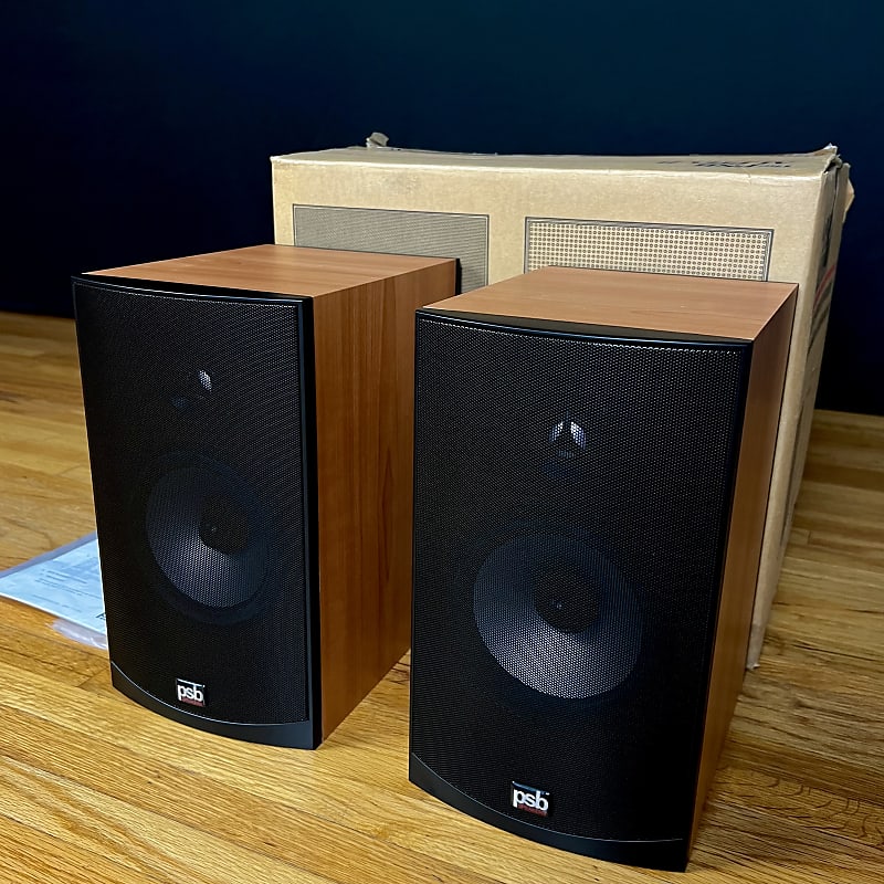 PSB Alpha B Passive Monitor Speakers (Pair) - Cherrywood | Reverb