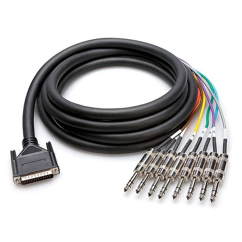 Hosa 15-foot 8-Channel DB25 toTRS Analog Snake for Avid Pro | Reverb