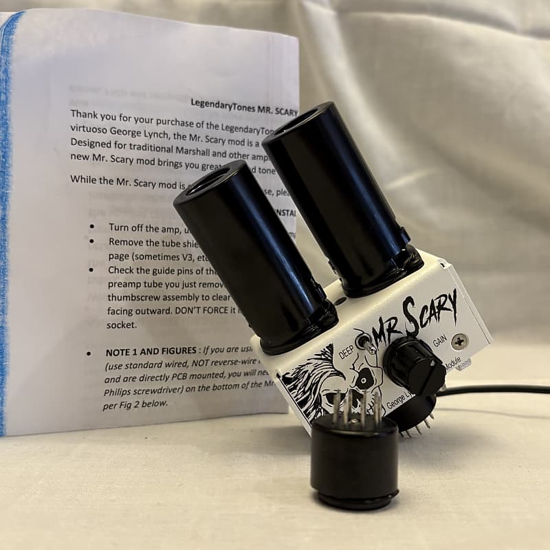 Legendary Tones Mr.Scary Mod 2024 - White | Reverb