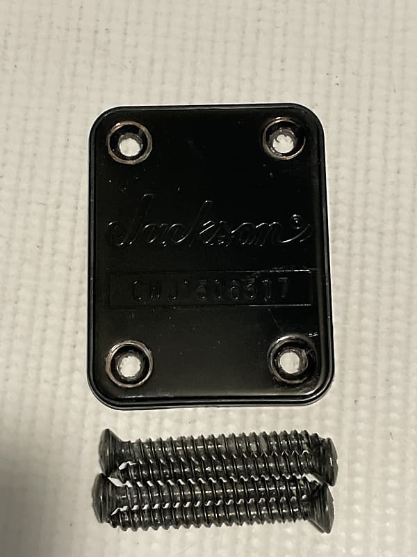 2015 Jackson JS22 JS Series Guitar Black Neckplate Neck Plate | Reverb