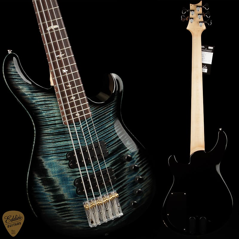 PRS Grainger 5 String Bass - Cobalt Blue Smokeburst | Reverb