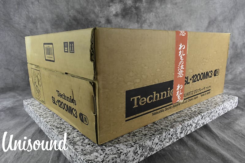 Technics SL-1200MK3 Black DJ Turntable W/ Original Box in | Reverb