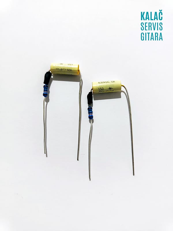 Treble bleed Mallory cap 0,001uF + 150k Kinman style | Reverb