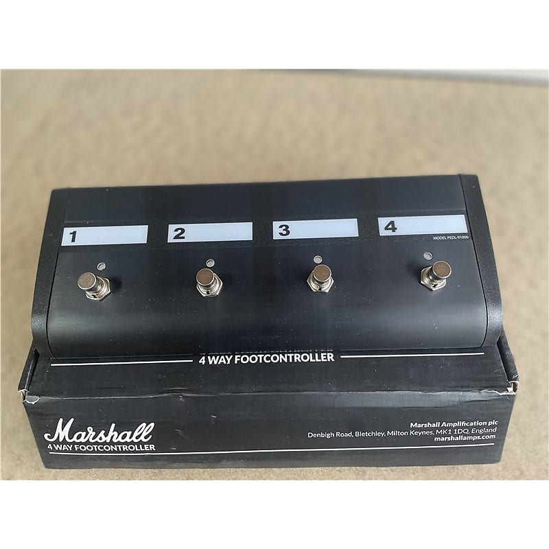 Marshall PEDL-91006 JVM 4-Button Footswitch, PEDL-00045, | Reverb