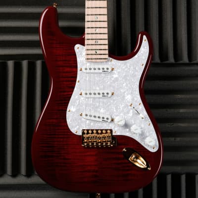 Fender Japan STR FR ssh Cherry Burst Fender Stratocaster Made | Reverb