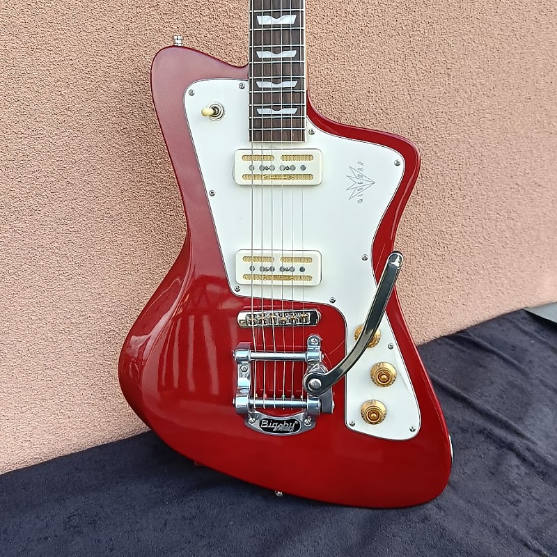 Baum Wingman Original Series - Bigsby, Crimson Red | Reverb
