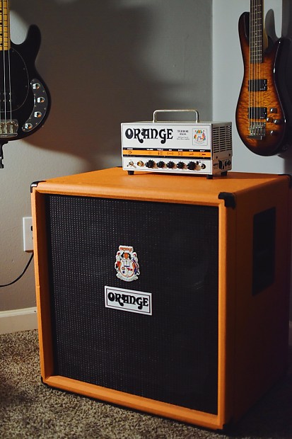 4x10 Orange Bass cab (600w) Pefect condition | Reverb