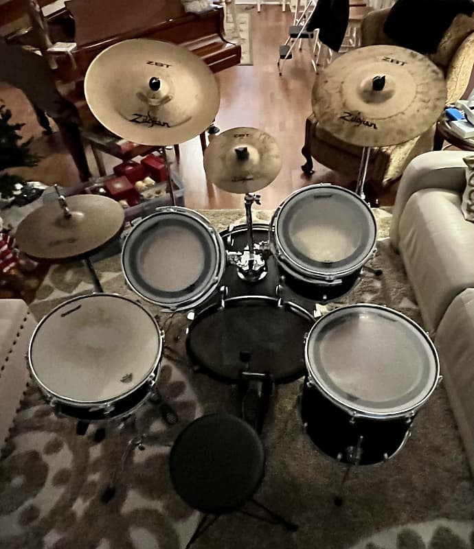 Ludwig drum set Evolution Black | Reverb