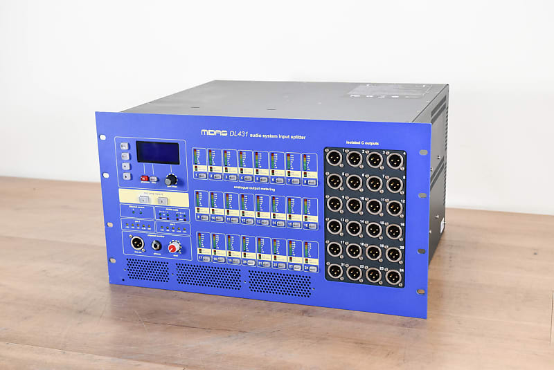 Midas DL431 24-Input 72-Output Active Microphone Splitter | Reverb