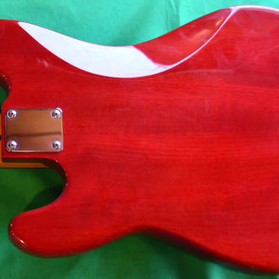 Oscar Schmidt by Washburn! OSB-400-TR - Gloss - Trans Red | Reverb