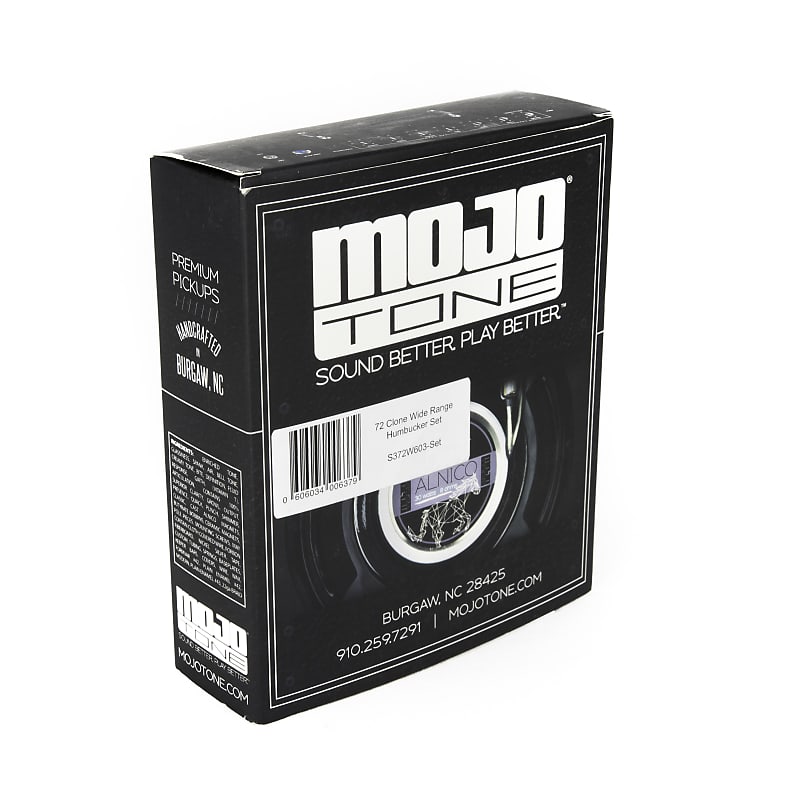 NIB - MojoTone '72 Clone Wide Range Humbucker Pickup Set | Reverb
