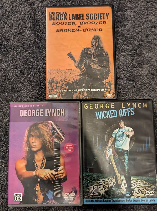 George Lynch Guitar Instructional DVDs & Black Label Society | Reverb