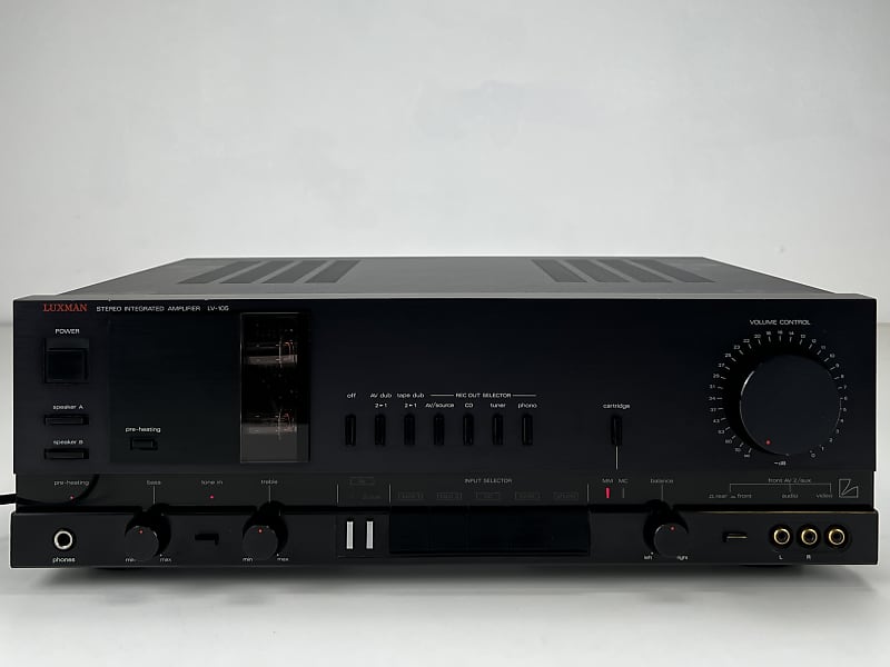 Luxman LV-105 - Hybrid Integrated Amplifier - Recapped | Reverb