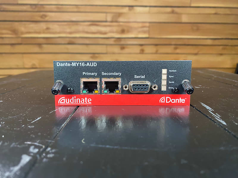 Audinate Dante-MY16-AUD 16-channel Dante network expansion | Reverb