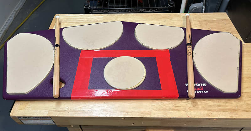 Vic Firth Heavy Hitter Quadropad tenor quint practice pads | Reverb
