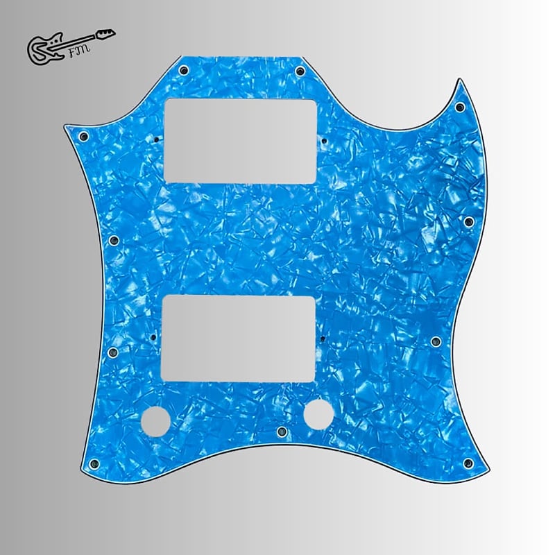 Blue Pearl SG Standard Guitar Pickguard-Blue Pearl | Reverb