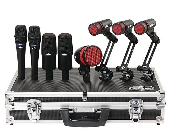 Heil HDK8 Primo Drum Mic Kit Includes Two PR22s, Three | Reverb France