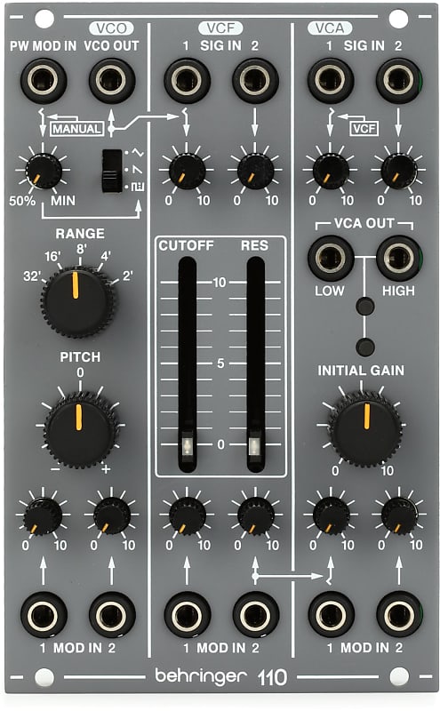 Behringer 110 VCO/VCF/VCA Eurorack Module | Reverb