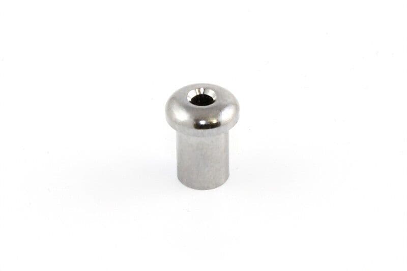 String Thru Body Top Ferrules (6) For Guitar - CHROME | Reverb