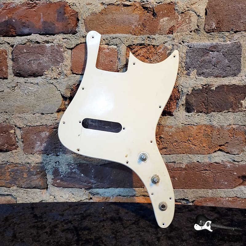 Squier Bronco Pickguard w/ Electronics (1990s - White) | Reverb