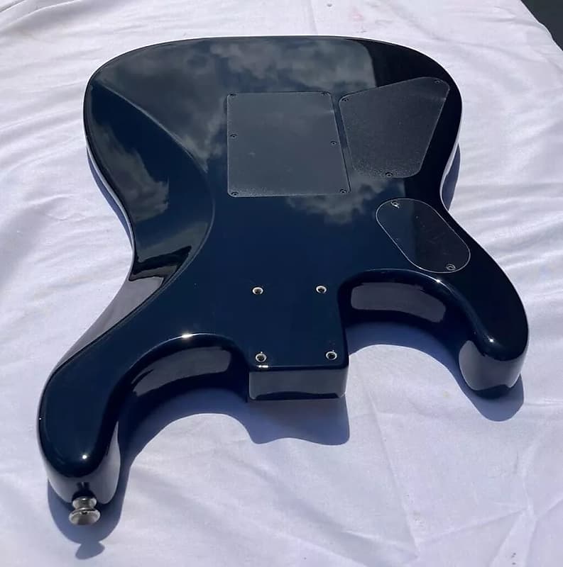 EVH 5150 STANDARD DELUXE QM "CHLORINE BURST" FLOYD ROSE BODY | Reverb