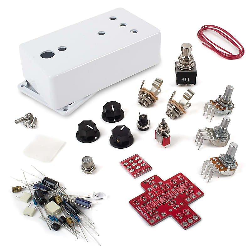 StewMac Fan Tremolo Pedal Kit, With White Enclosure | Reverb