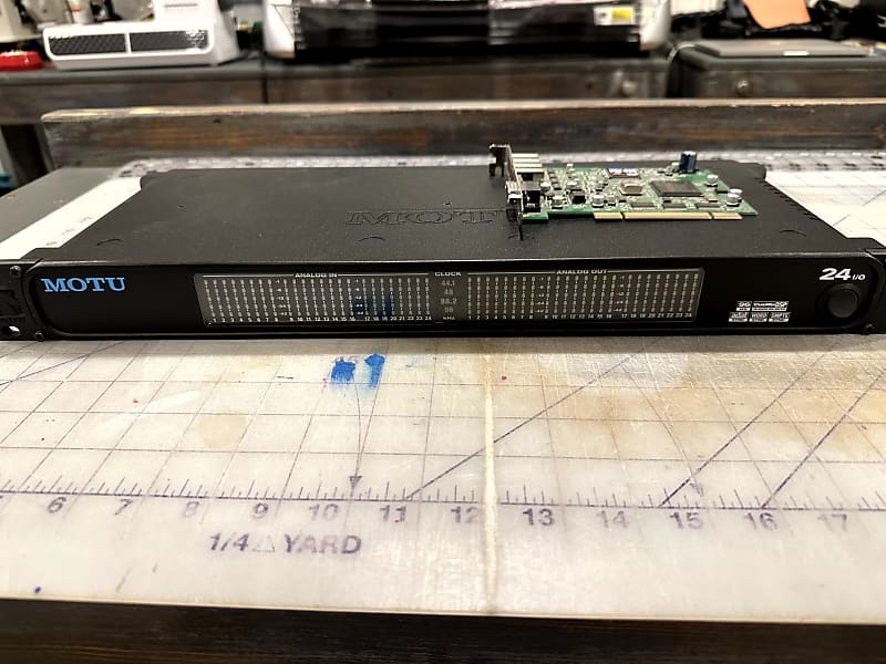 MOTU 24 i/o with PCI-424 Card 2000s - Black | Reverb