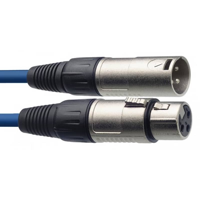 Stagg S-Series Mic Cable XLR-XLR - 6 Metre - BLUE | Reverb
